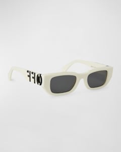 Off-White Men's Matera Acetate Rectangle Sunglasses | Neiman Marcus