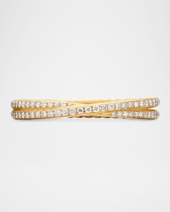 David Yurman DY Eden Eternity Wedding Band Ring with Diamonds and ...