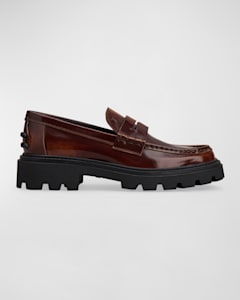 Tod's Gommino Croco Penny Driver Loafers | Neiman Marcus