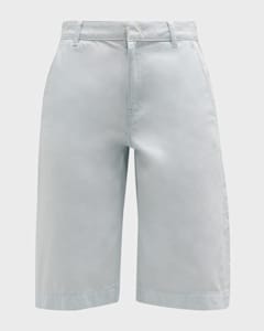 Vince Low-Rise Relaxed Pintuck Shorts | Neiman Marcus