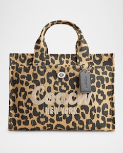 Coach Cargo Denim Box Tote Bag | Neiman Marcus