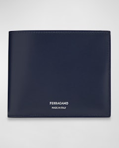 Ferragamo Men's Classic Leather Bifold Wallet | Neiman Marcus