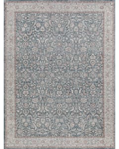 Exquisite Rugs x THE MET Legacy Power-Loomed Blue & Ivory Rug, 8' x 10 ...