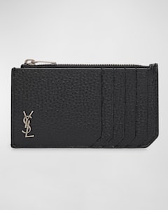 Saint Laurent Men's YSL Bifold Wallet in Leather | Neiman Marcus