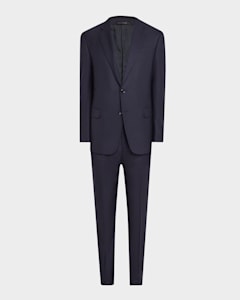 Giorgio Armani Men's Basic Wool Two-Piece Suit | Neiman Marcus