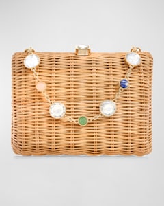 Judith Leiber Couture Shell Beachcomber Crystal Clutch Bag | Neiman Marcus