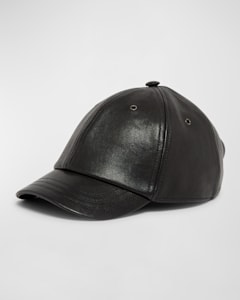 Saint Laurent YSL Washed Denim Baseball Hat | Neiman Marcus