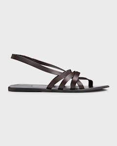 THE ROW Fisherman Woven Sporty Sandals | Neiman Marcus