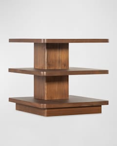 MacKenzie-Childs Courtly Check Three-Tier Table | Neiman Marcus