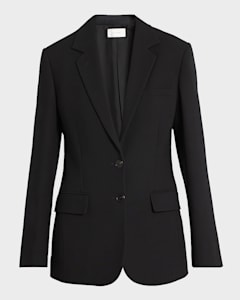 THE ROW Marina Oversized Wool Jacket | Neiman Marcus