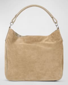 STAUD Perry Nylon Hobo Bag | Neiman Marcus