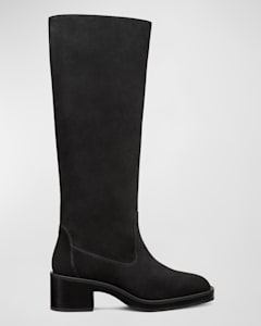Stuart Weitzman Half 'N Half Bold Boots | Neiman Marcus