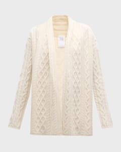 TSE Cashmere Texture Cashmere-Blend Top | Neiman Marcus