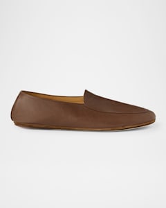 Loro Piana Men's Travis Leather Penny Loafers | Neiman Marcus