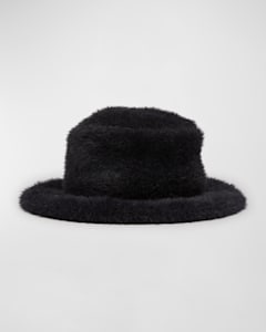 Saint Laurent YSL Washed Denim Baseball Hat | Neiman Marcus