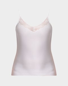 Hanro Anne Lace-Trim Cotton Tank | Neiman Marcus