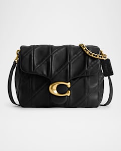 Coach Tabby Time Square Quilted Washed Leather Shoulder Bag | Neiman Marcus