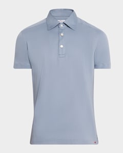 Kiton Men's Cotton Polo Shirt | Neiman Marcus