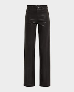 AG Jeans Mari High-Rise Slim Straight Jeans | Neiman Marcus