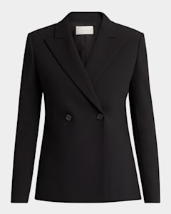THE ROW Marina Oversized Wool Jacket | Neiman Marcus