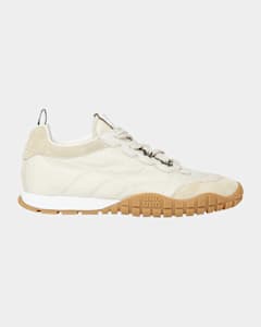 Miu Miu Leather Retro Runner Sneakers | Neiman Marcus