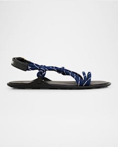 Miu Miu Sporty Rope Thong Slingback Sandals | Neiman Marcus