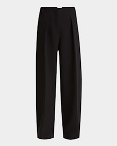 Jacquemus Calisson Pleated Wide-Leg Balloon Pants | Neiman Jacquemus Calisson Pleated Wide-Leg Balloon Pants | Neiman
