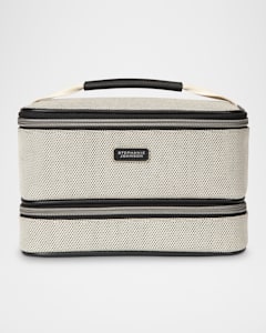 Stephanie Johnson Rosewood Cognac Jenny Train Case | Neiman Marcus