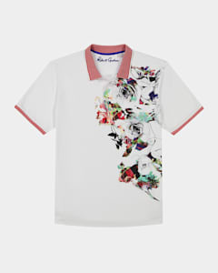 Robert Graham Men's Torin Stretch Polo Shirt | Neiman Marcus