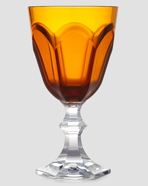Vista Alegre Bicos Amber Water Goblet Glass | Neiman Marcus