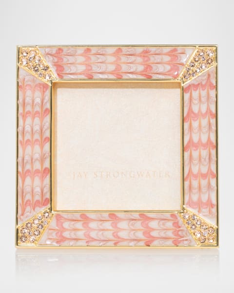 Jay Strongwater Rainbow Peacock Frame, 4" x 6" | Neiman Marcus
