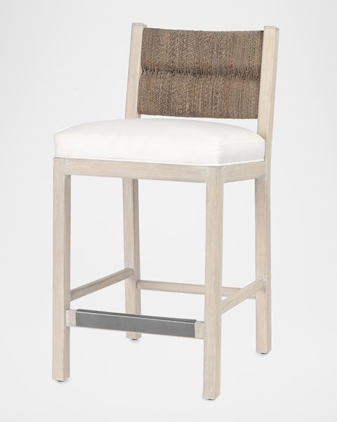 Palecek Bartley Swivel Counter Stool, 24" | Neiman Marcus