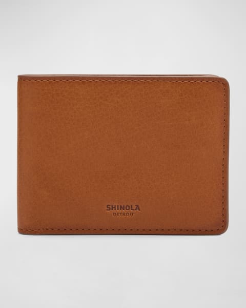 Shinola Men's Navigator Leather Laptop Briefcase | Neiman Marcus