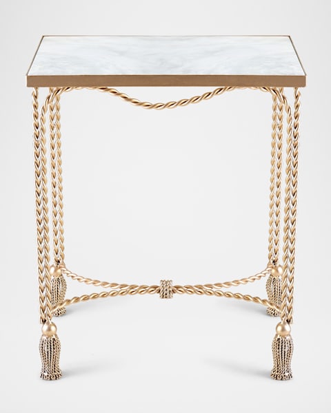 Lena Marble Top Side Table | Neiman Marcus