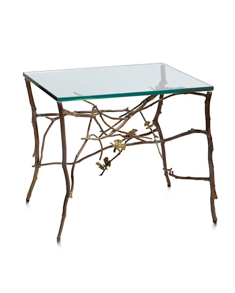 Michael Aram Golden Ginkgo Coffee Table | Neiman Marcus