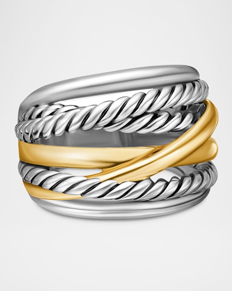 Ippolita 18k Yellow Gold Wide Band Ring, Size 7 | Neiman Marcus