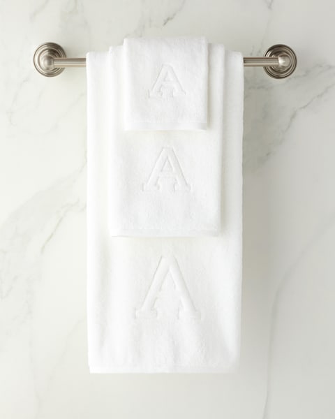 Matouk Auberge Monogrammed Hand Towel | Neiman Marcus