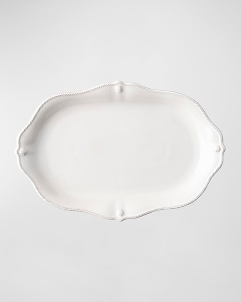 Juliska Blenheim Oak Whitewash 18" Platter | Neiman Marcus