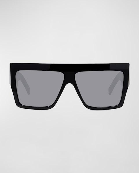 Celine Triomphe Acetate Rectangle Sunglasses | Neiman Marcus