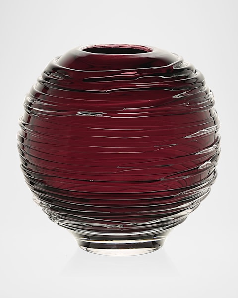 William Yeoward Crystal Fern Footed Vase | Neiman Marcus