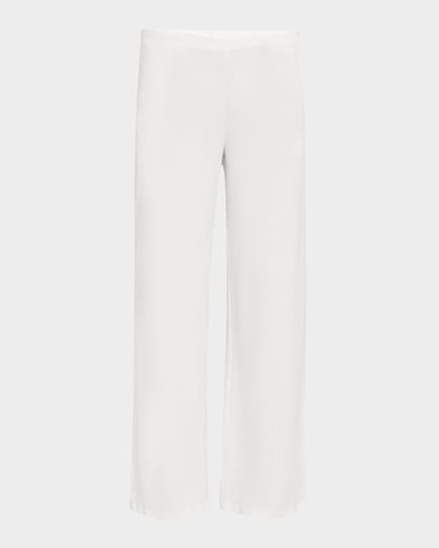 TWP Didi Pinstripe Cotton Wide-Leg Pants | Neiman Marcus