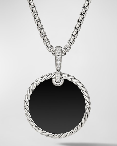 David Yurman DY Elements Reversible Pendant with Gemstones and Diamonds ...