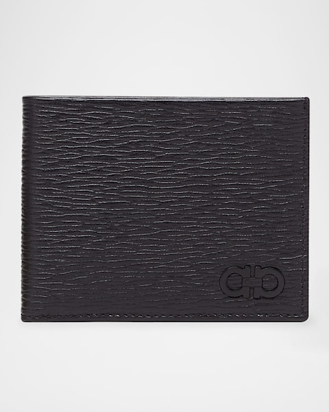 Ferragamo Men's Classic Leather Bifold Wallet | Neiman Marcus