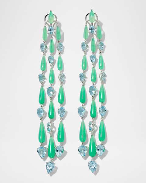Etho Maria My Etho 18K Rose Gold Diamond Earrings | Neiman Marcus