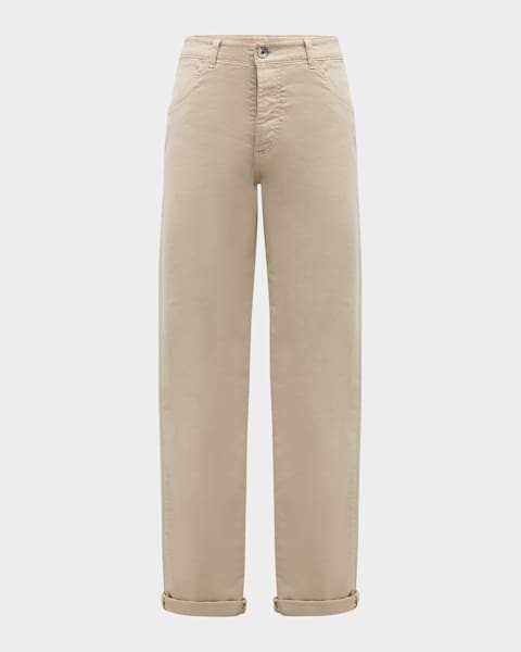FRAME Men's Slim Twill Chino Pants | Neiman Marcus