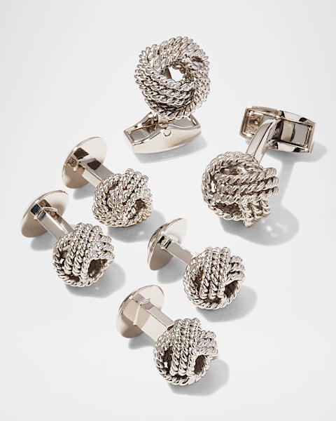 Tateossian Men's Tiger Iron Oval Cufflinks | Neiman Marcus