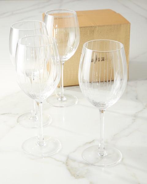 POLSPOTTEN Multicolor Cut Wine Glasses, Set of 6 | Neiman Marcus