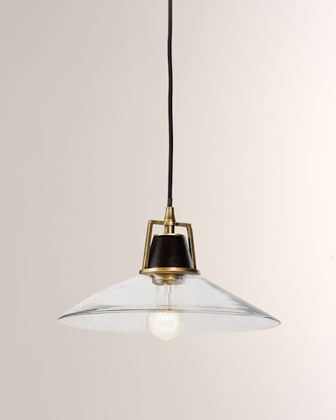 Four Hands Aldis 13" Pendant Light, Brushed Brass | Neiman Marcus