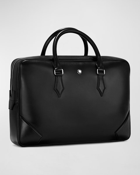 Shinola Men's Navigator Leather Laptop Briefcase | Neiman Marcus