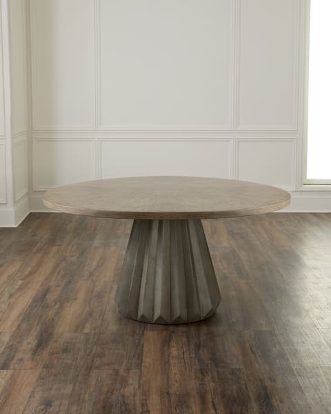 Casa Ispirata Aqueduct 60" Round Dining Table | Neiman Marcus